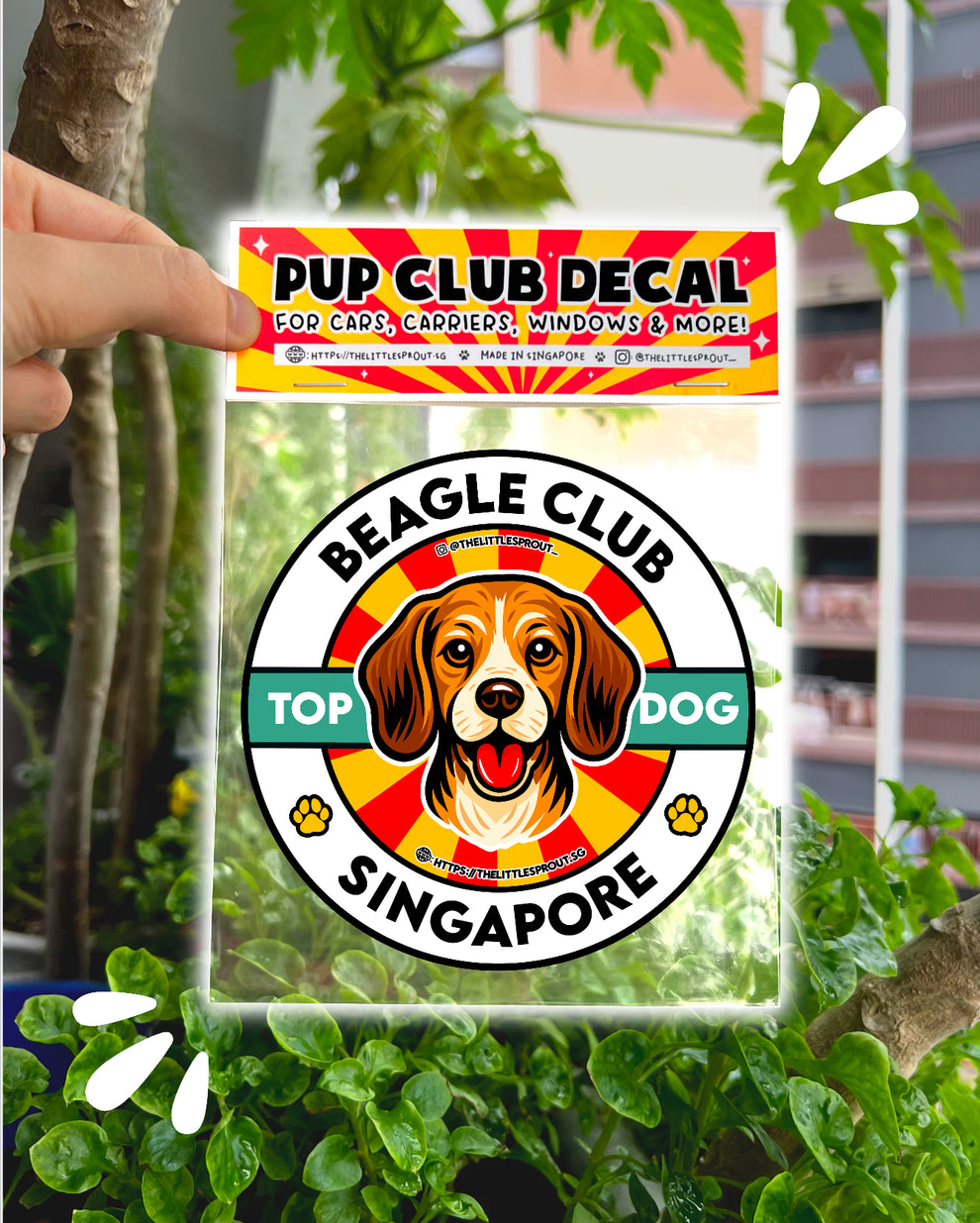 Pup Club Decals Stickers - For Cars, Carriers, Windows, Laptops & More ...